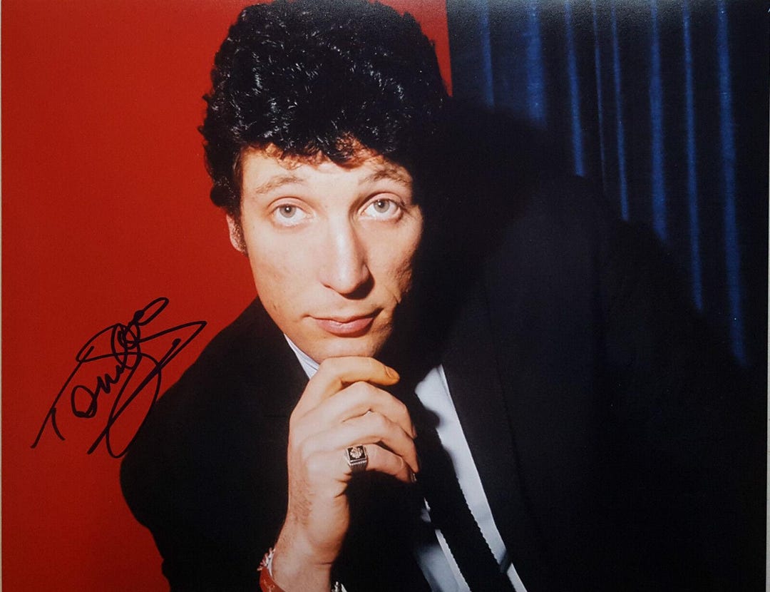 Tom Jones Autograph Signed 11x14 Photo What's New Pussycat Coa - Etsy
