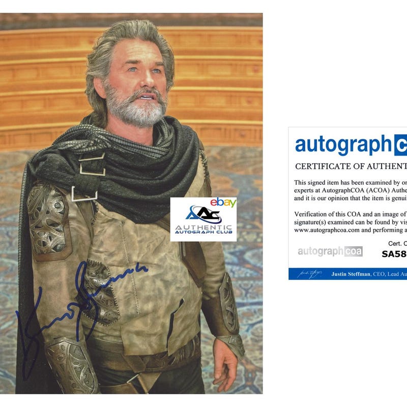 Kurt Russell Autograph - Etsy