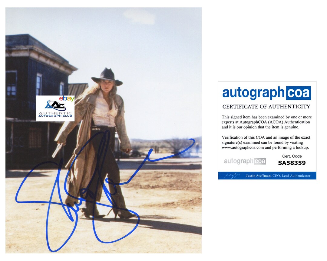 Sharon Stone Autograph Signed 8x10 Photo the Quick and the Dead Acoa - Etsy