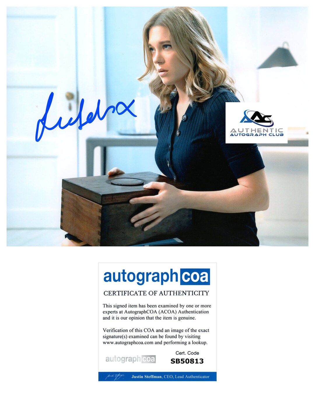 Lea Seydoux Autograph Signed 8x10 Photo James Bond No Time to - Etsy