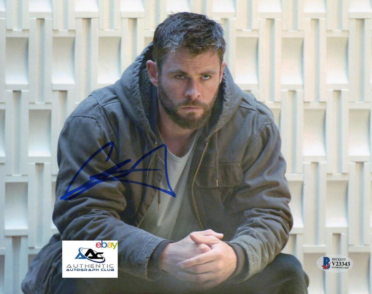 Chris Hemsworth Autograph Signed 8x10 Photo Thor Ragnorak Endgame ...