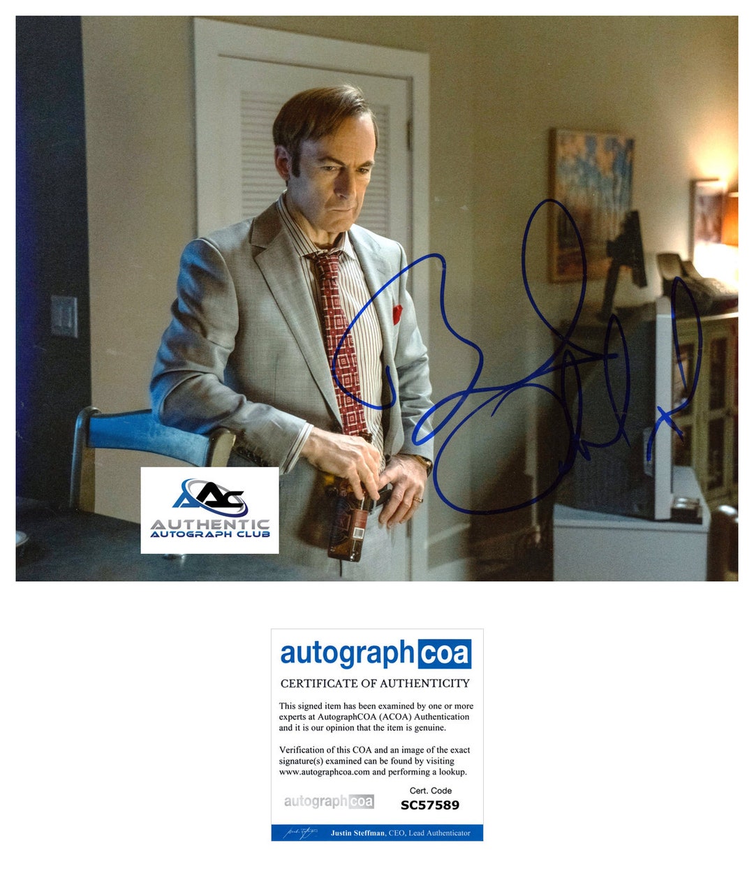 Bob Odenkirk Autograph Signed 8x10 Photo Breaking Bad Better Call Saul ...
