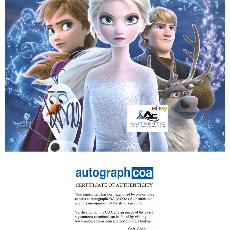 Kristen Bell Autograph - Etsy
