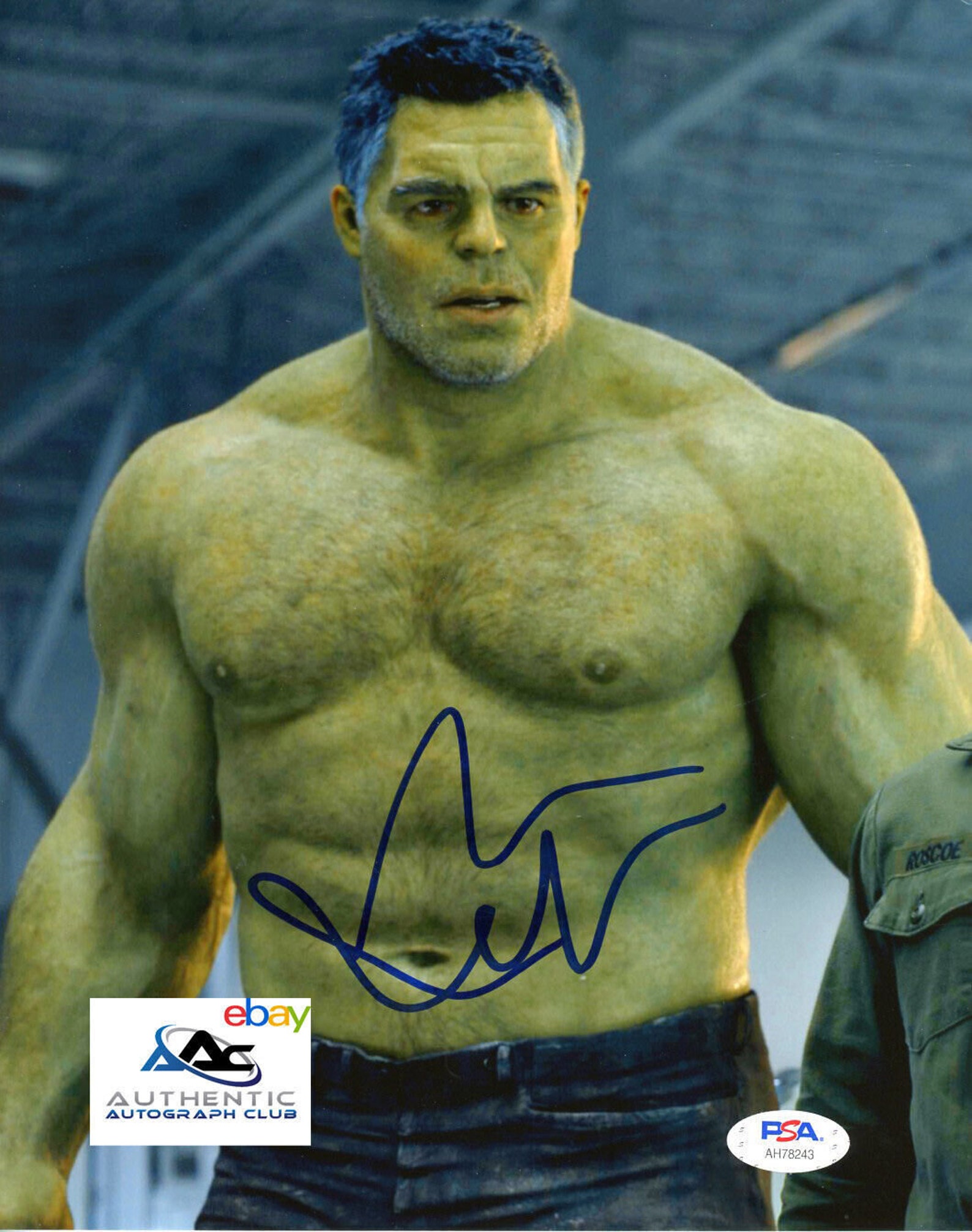 Mark Ruffalo Autograph Signed 8x10 Photo Thor Avengers the Hulk Bruce ...