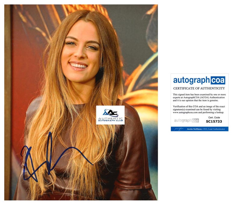 Riley Keough Autograph Signed 8x10 Photo Acoa - Etsy