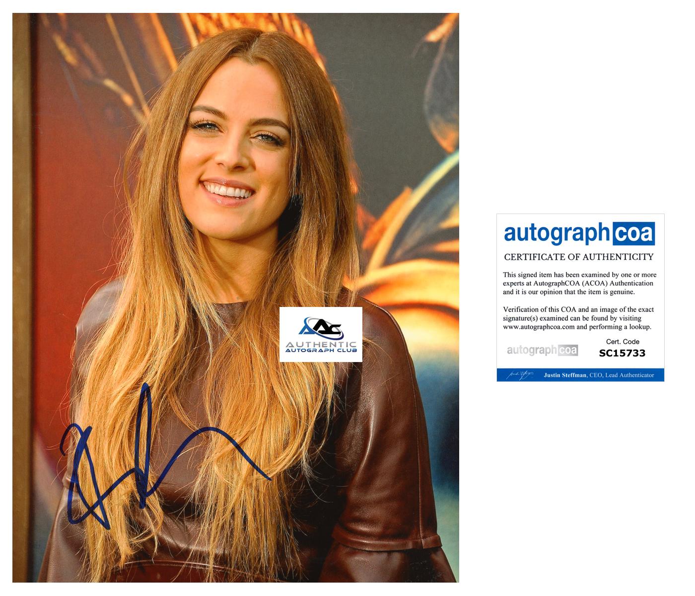 Riley Keough Autograph Signed 8x10 Photo Acoa - Etsy