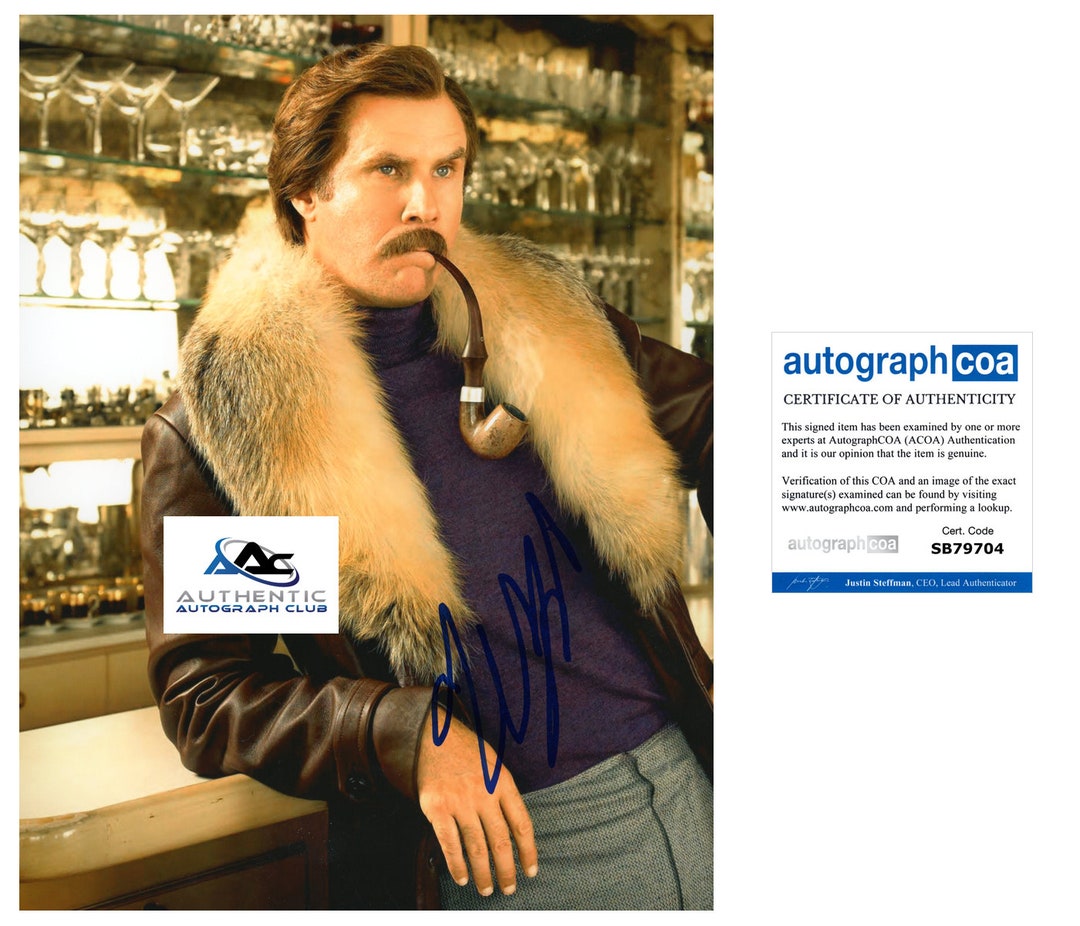 Will Ferrell Autograph Signed 8x10 Photo Elf Anchorman Acoa - Etsy