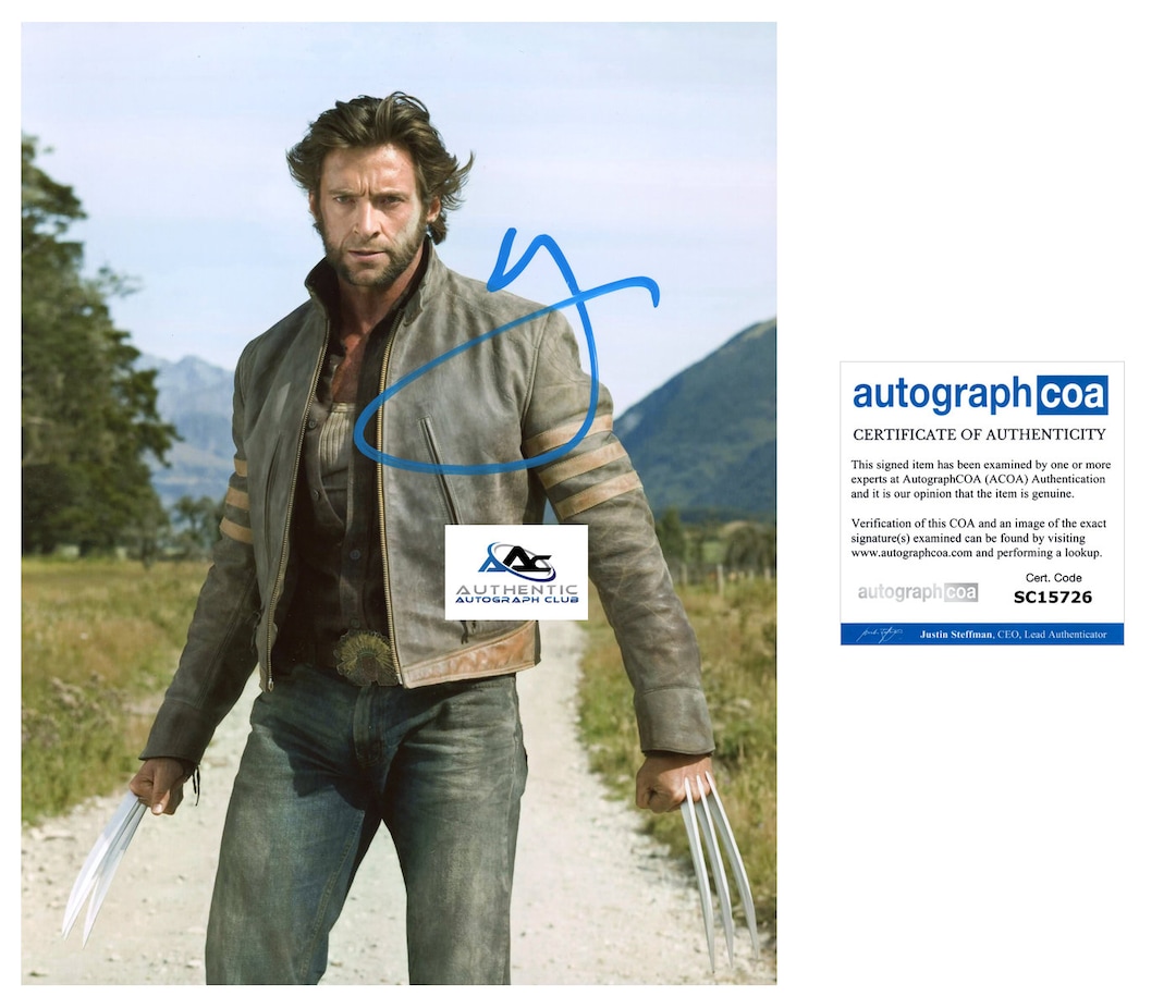 Hugh Jackman Autograph Signed 8x10 Photo X-men Xmen Wolverine - Etsy