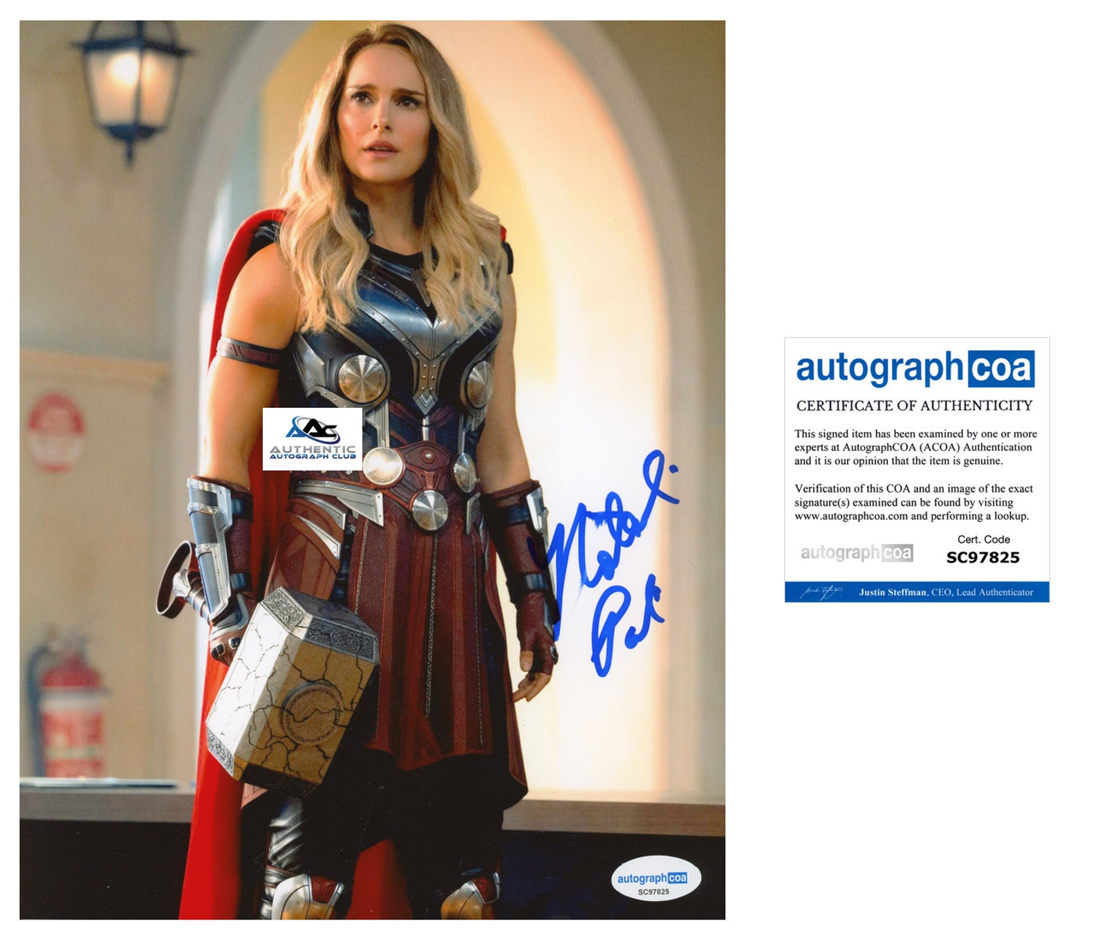 Natalie Portman Autograph Signed 8x10 Photo Thor Love and Thunder Acoa - Etsy