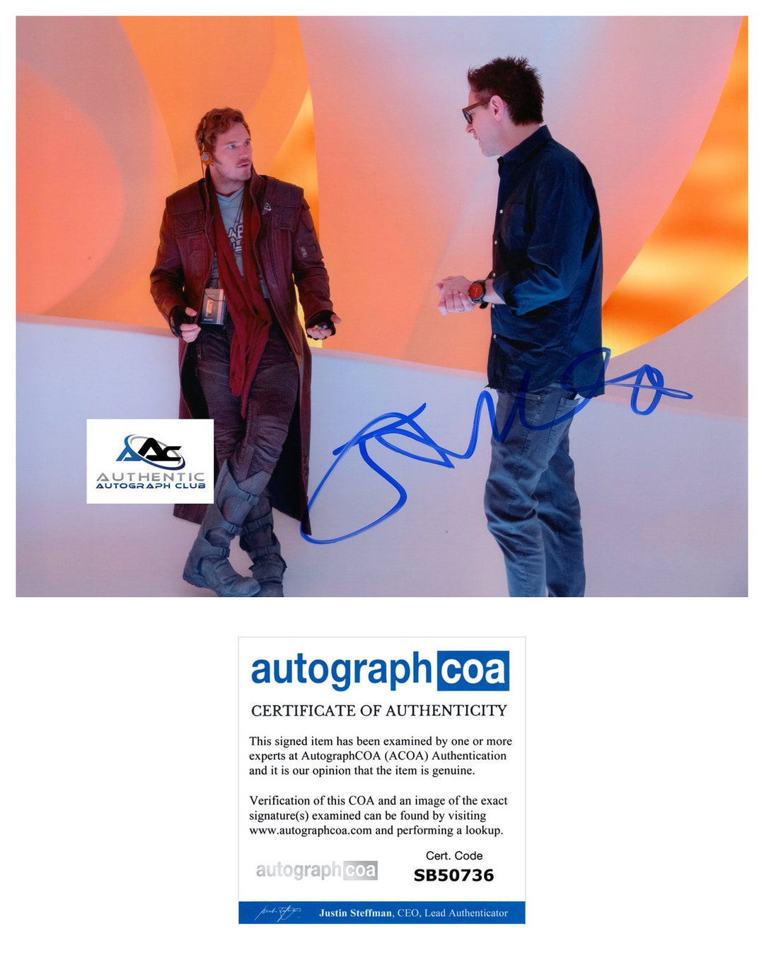 Director James Gunn Autograph Signed 8x10 Photo Marvel Gotg Acoa - Etsy