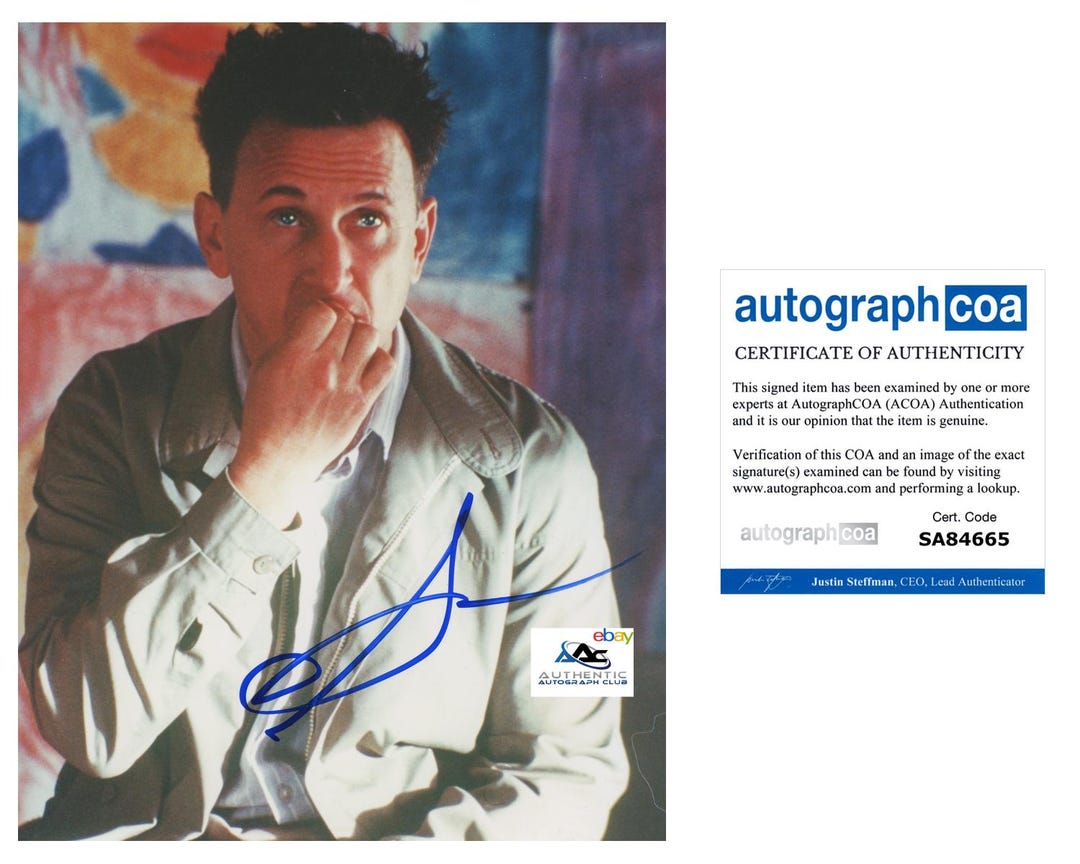 Sean Penn Autograph Signed 8x10 Photo Milk Acoa - Etsy