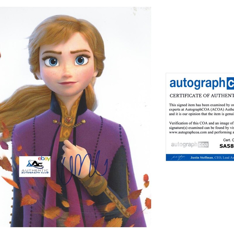 Kristen Bell Autograph - Etsy