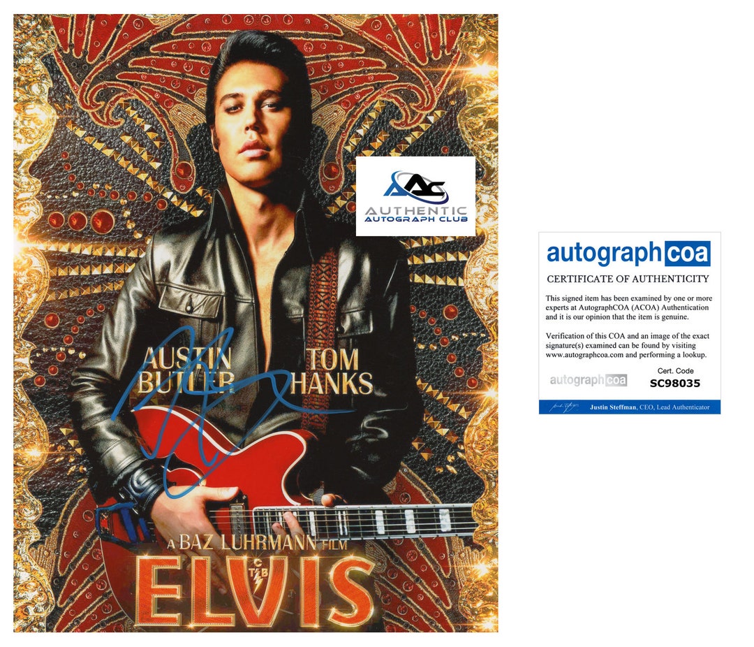 Austin Butler Autograph Signed 8x10 Photo Elvis Acoa - Etsy