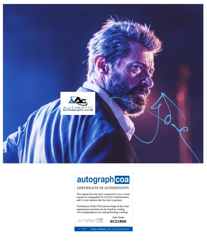 Hugh Jackman Autograph Signed 8x10 Photo X-men Xmen Wolverine Logan ...
