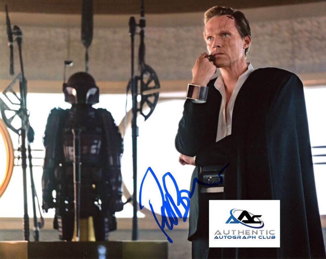 Paul Bettany Autograph Signed 8x10 Photo Solo a Star Wars Story Dryden ...