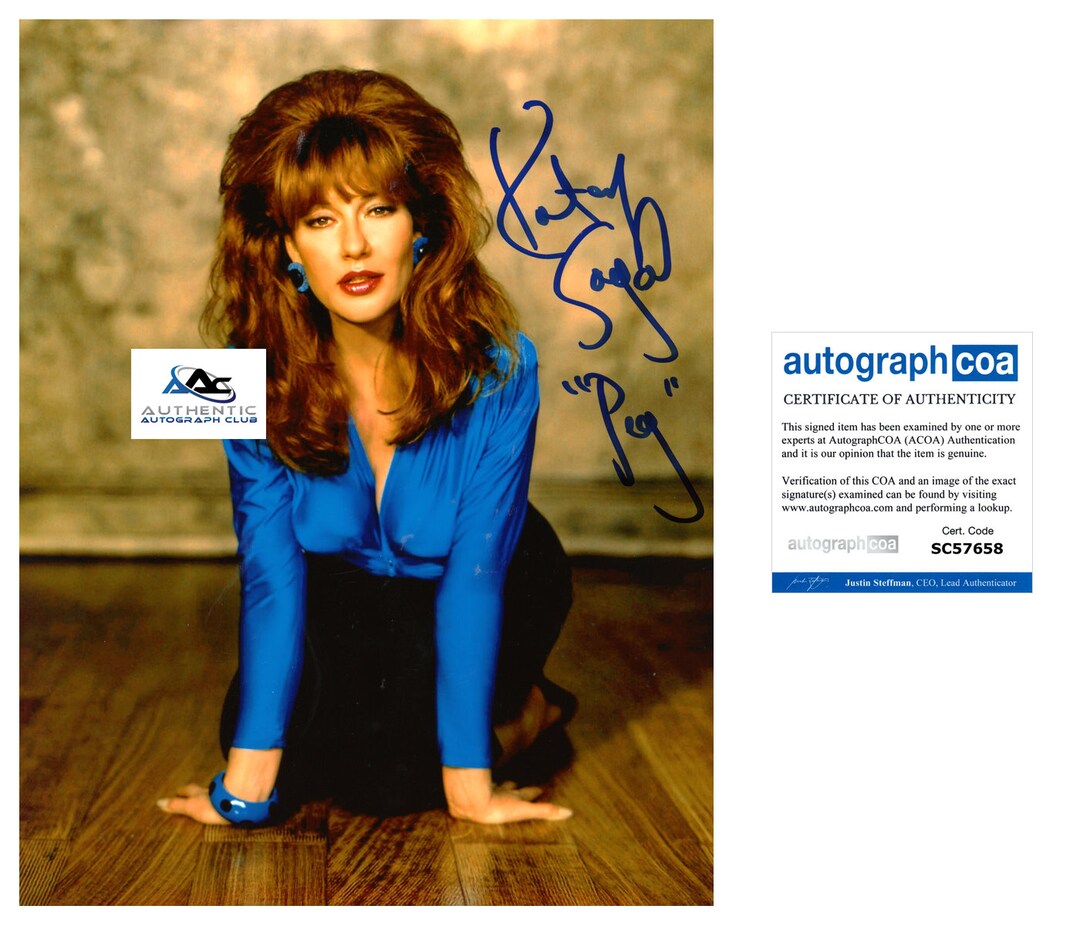 Katey Segal Autograph Signed 8x10 Photo Married With Children Acoa - Etsy