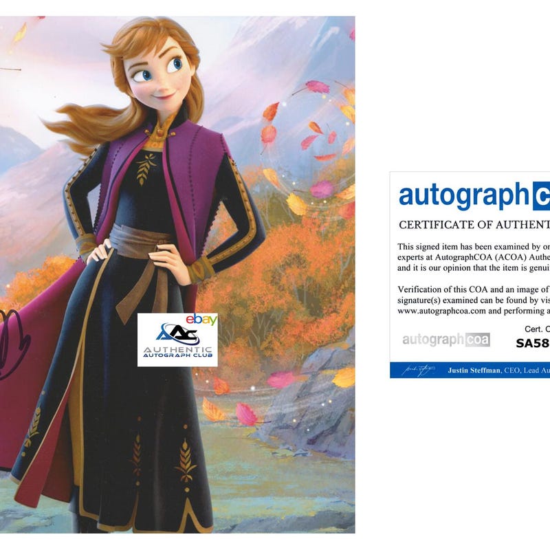 Kristen Bell Autograph - Etsy