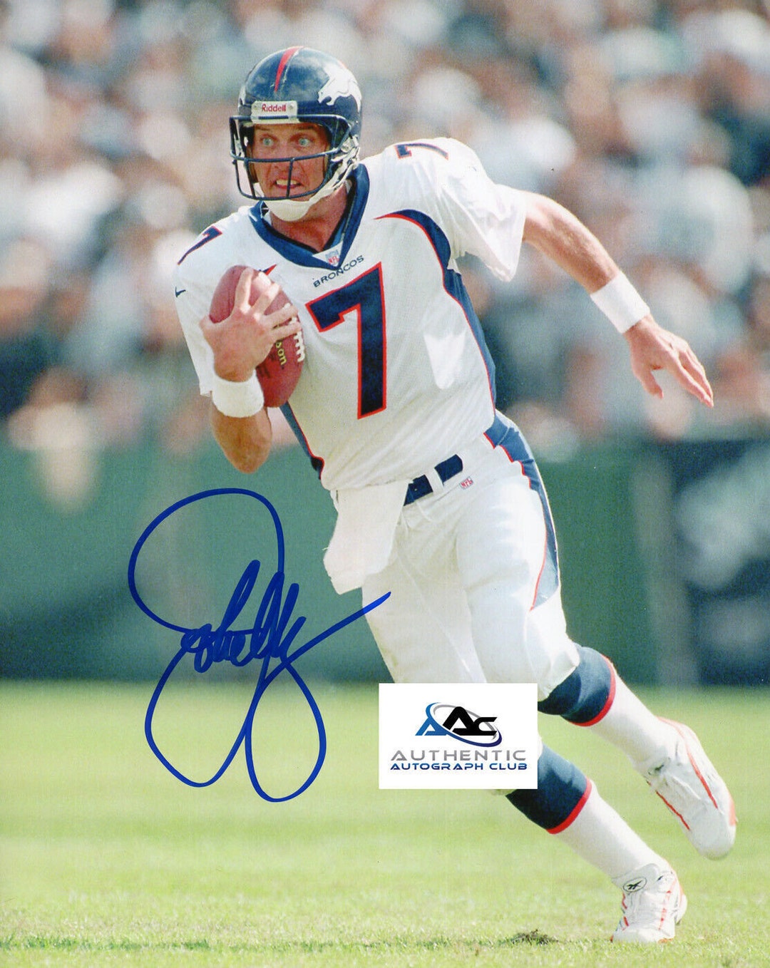 John Elway Autograph Signed 8x10 Photo Hof Denver Broncos Coa - Etsy
