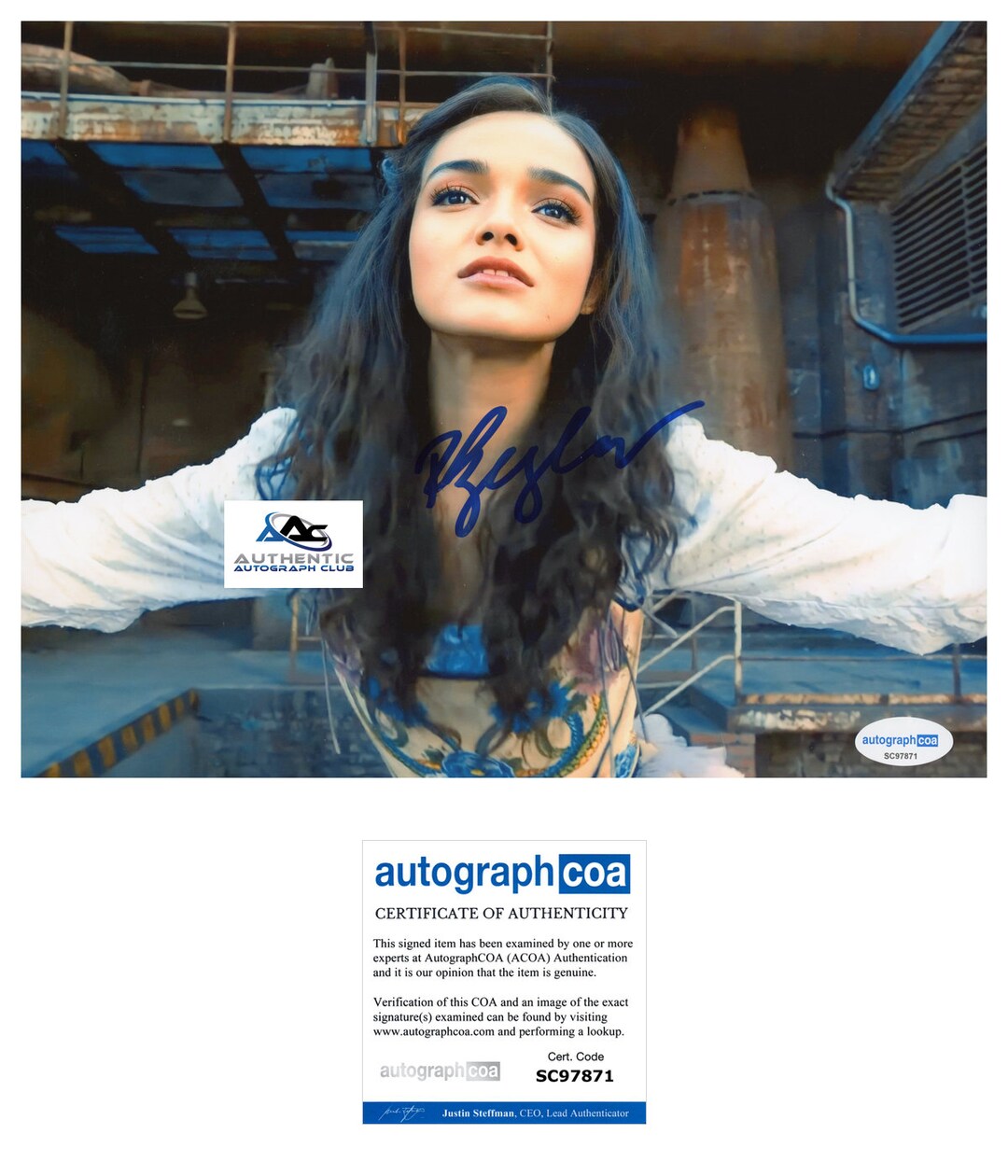 Rachel Zegler Autograph Signed 8x10 Photo Hunger Games West Side Story ...