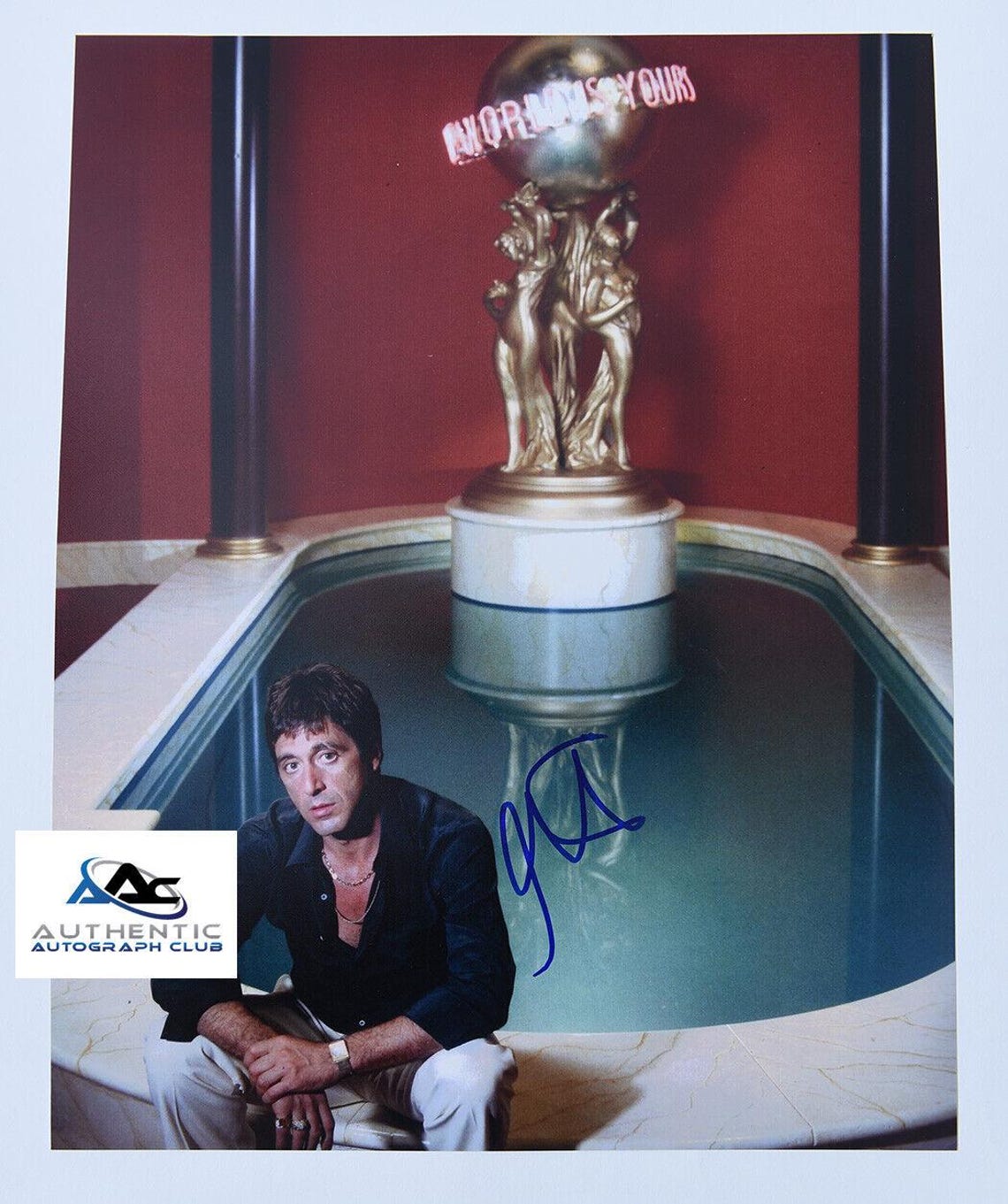 Al Pacino Autograph Signed 11x14 Photo Scarface Tony Montana Coa - Etsy