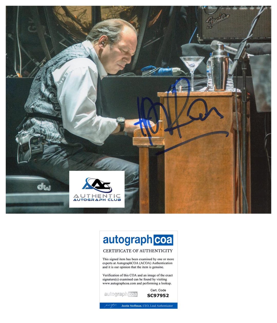 Composer Hans Zimmer Autograph Signed 8x10 Photo Acoa - Etsy