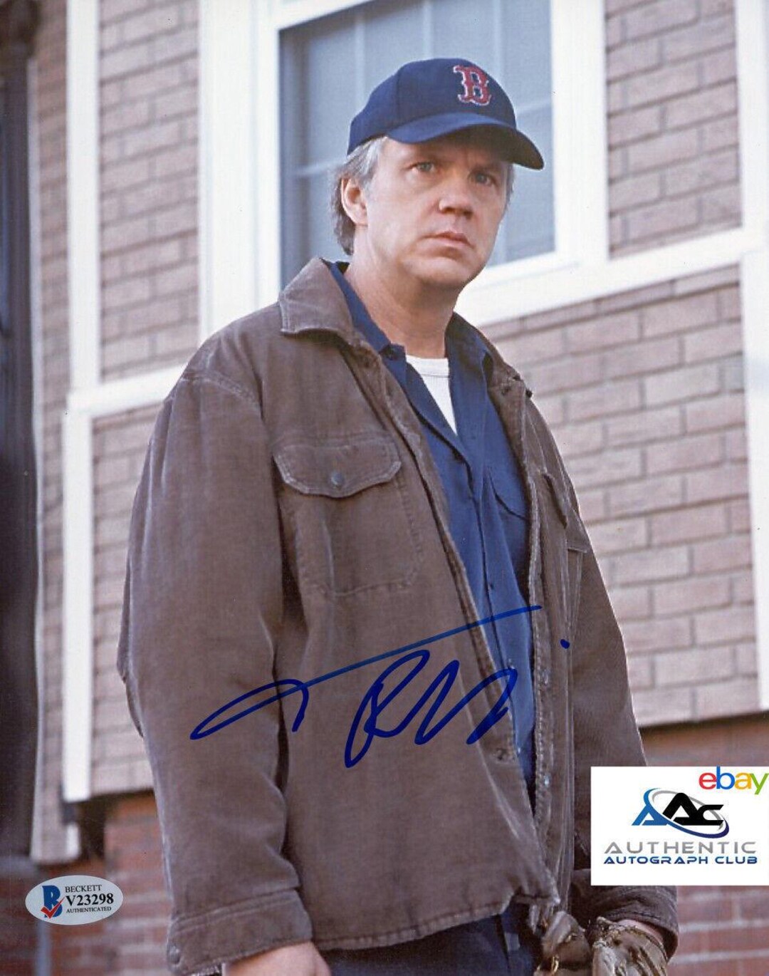 Tim Robbins Autograph Signed 8x10 Photo Mystic River Oscar Winning Role ...