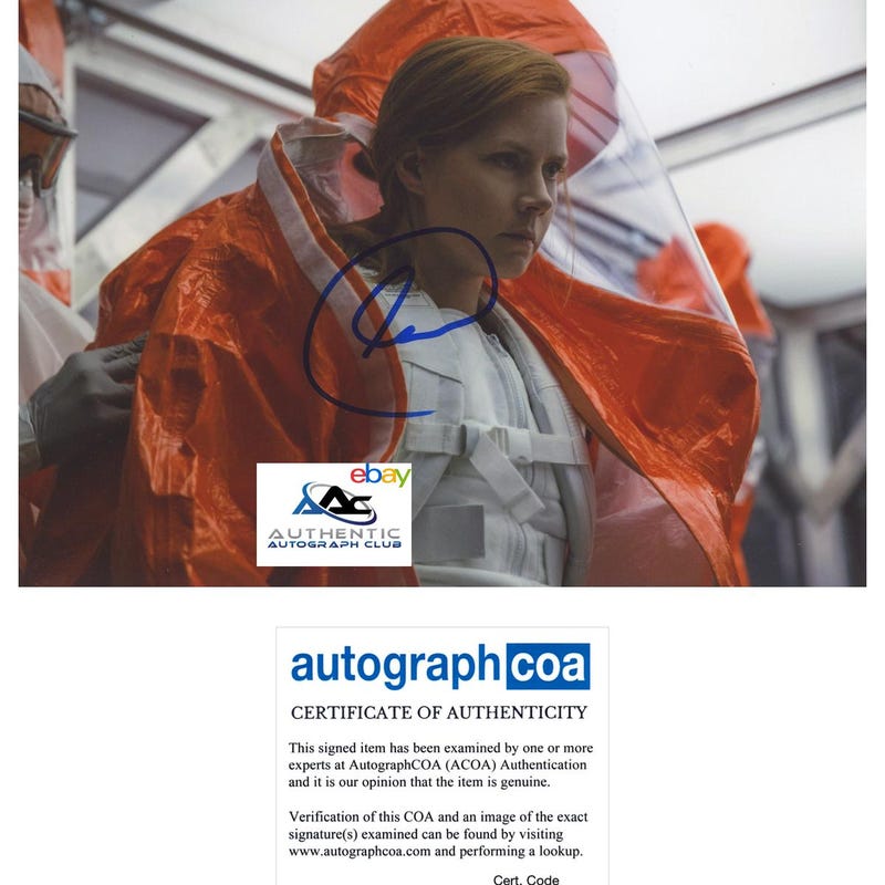 Amy Adams Signed Photo - Etsy
