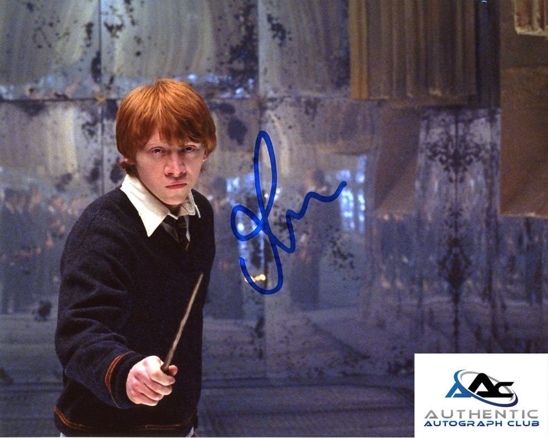 Rupert Grint Autograph Signed 8x10 Photo Harry Potter Coa - Etsy