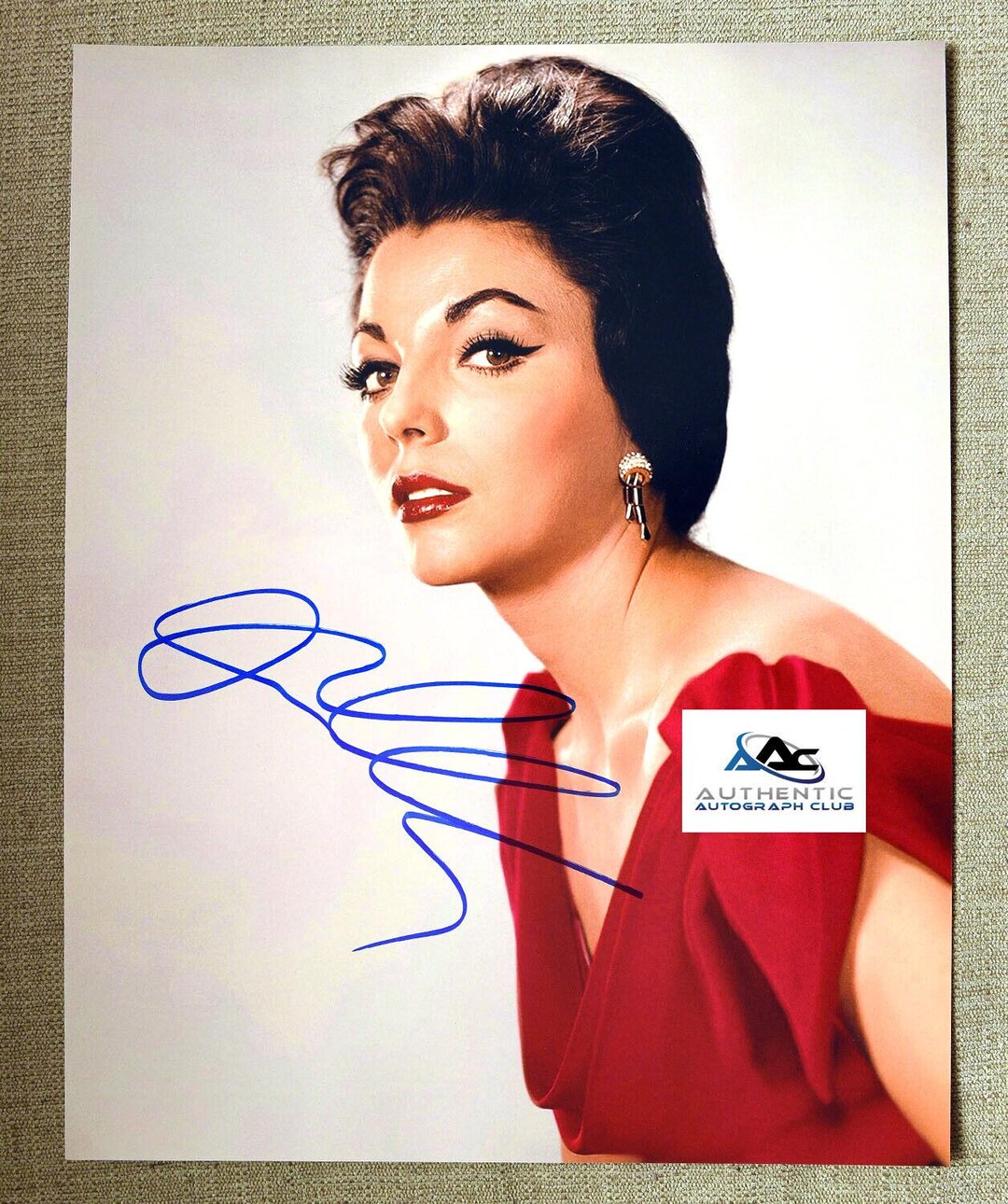 Joan Collins Autograph Signed 11x14 Photo Coa - Etsy