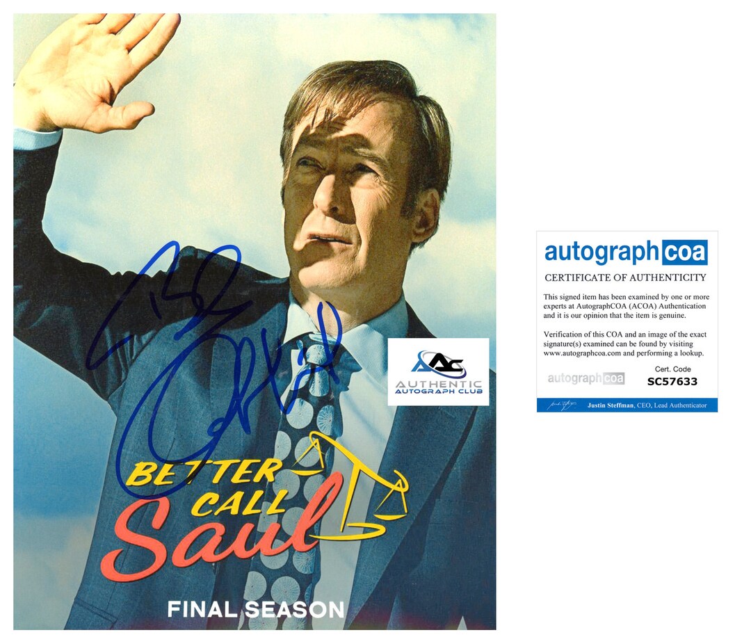 Bob Odenkirk Autograph Signed 8x10 Photo Breaking Bad Better - Etsy