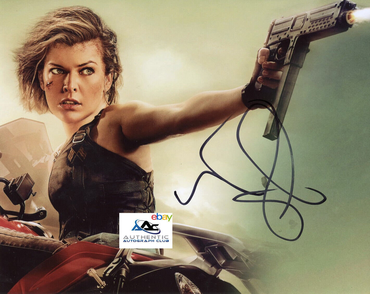 Milla Jovovich Autograph Signed 8x10 Photo Resident Evil Apocalypse ...