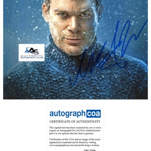 Michael C Hall Autograph Signed 8x10 Photo Dexter Acoa - Etsy