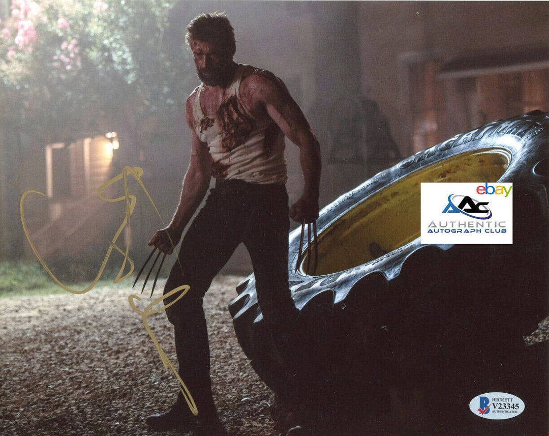 Hugh Jackman Autograph Signed 8x10 Photo Logan Wolverine Beckett Bas - Etsy