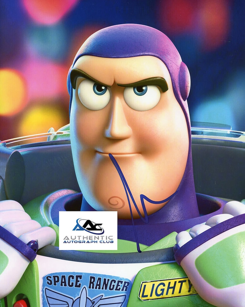 Tim Allen Autograph Signed 8x10 Photo Toy Story Buzz Lightyear - Etsy