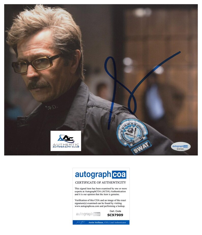 Gary Oldman Autograph Signed 8x10 Photo Acoa - Etsy