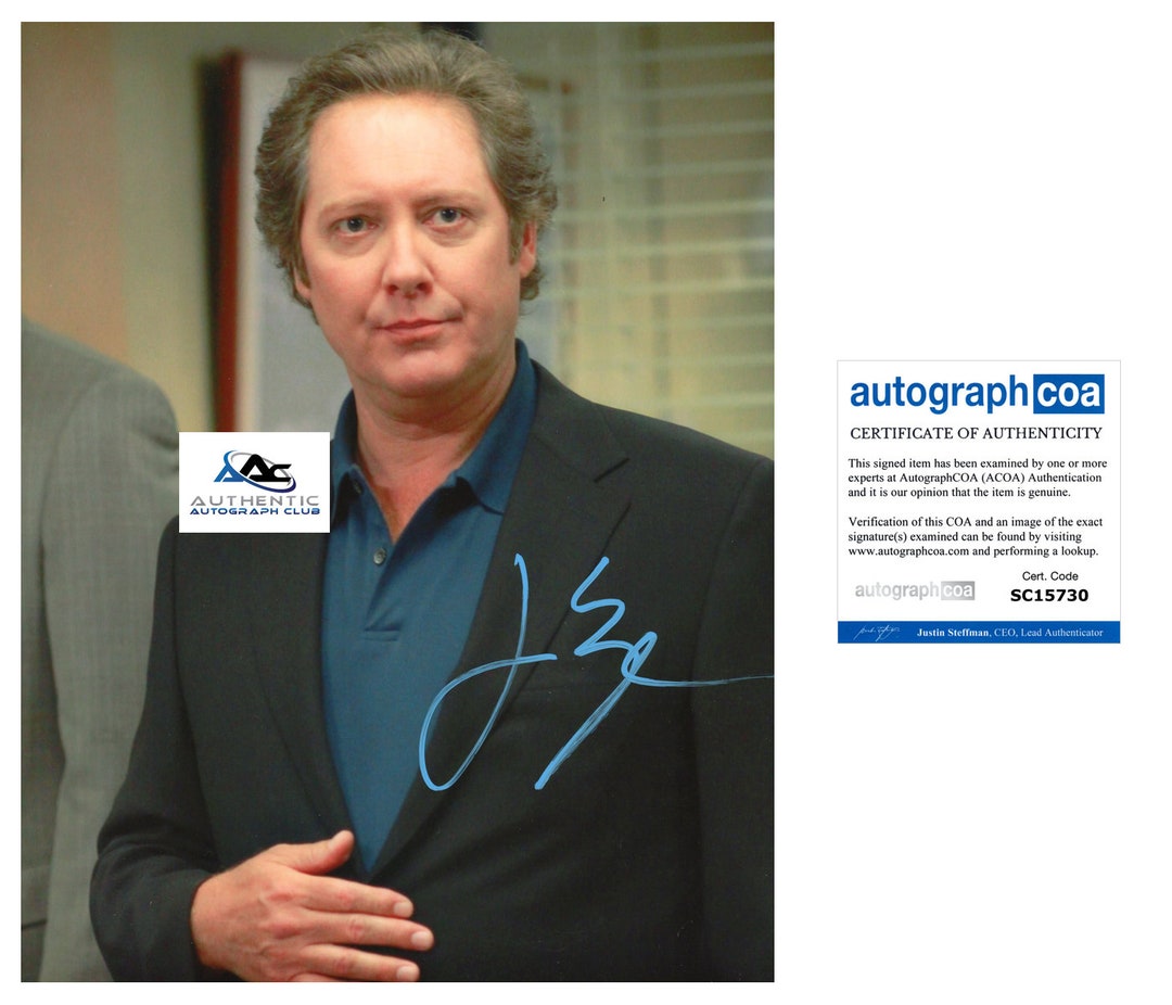 James Spader Autograph Signed 8x10 Photo the Office Blacklist - Etsy