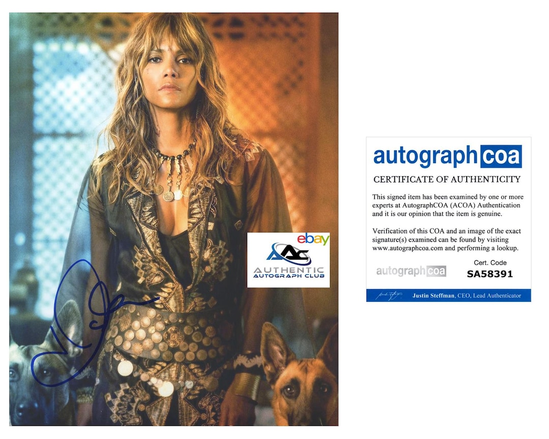 Halle Berry Autograph Signed 8x10 Photo John Wick 3 Acoa - Etsy