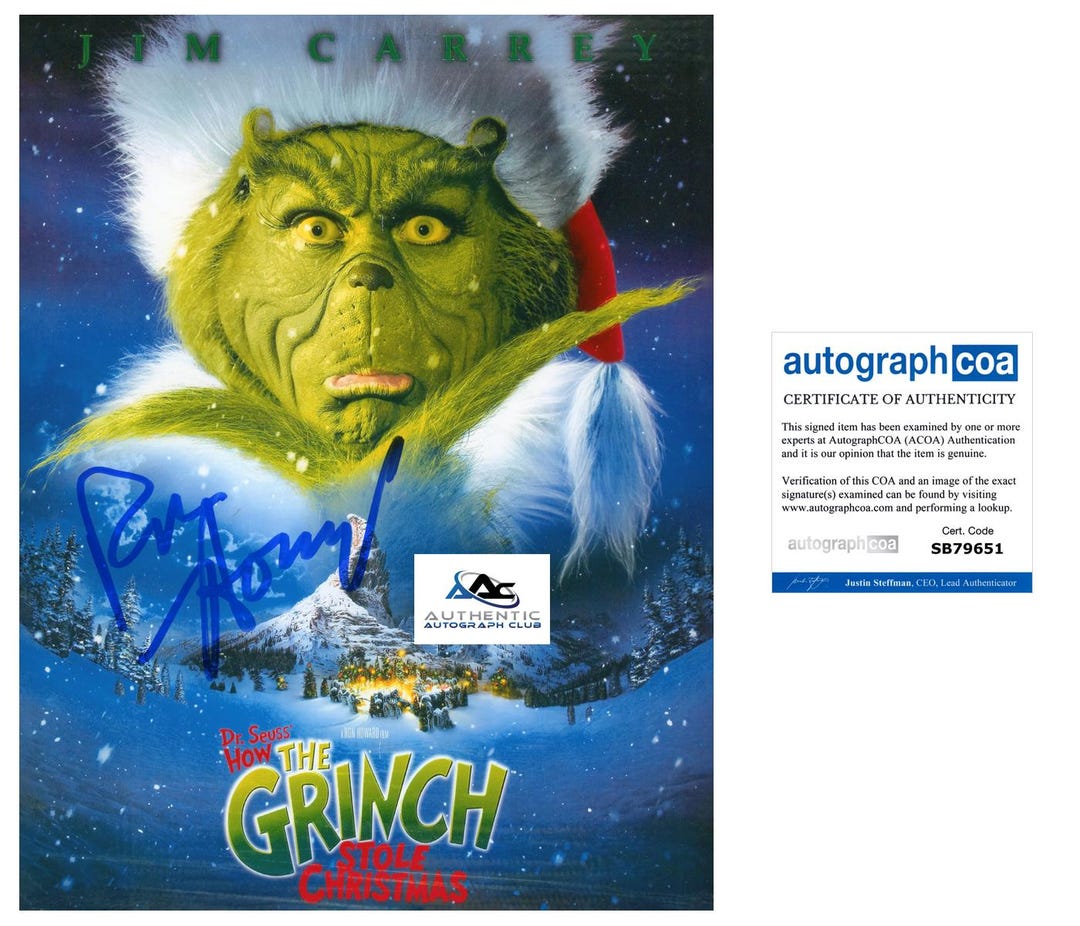 Ron Howard Autograph Signed 8x10 Photo Happy Days the Grinch Acoa - Etsy