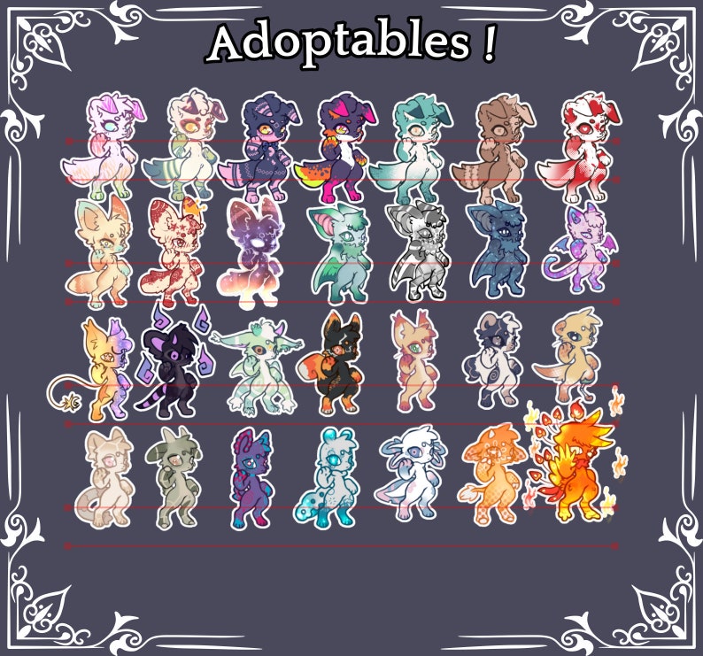 Furry Character Adopt Digital Anthro Fursona Adoptable Design Cheap Buy ...