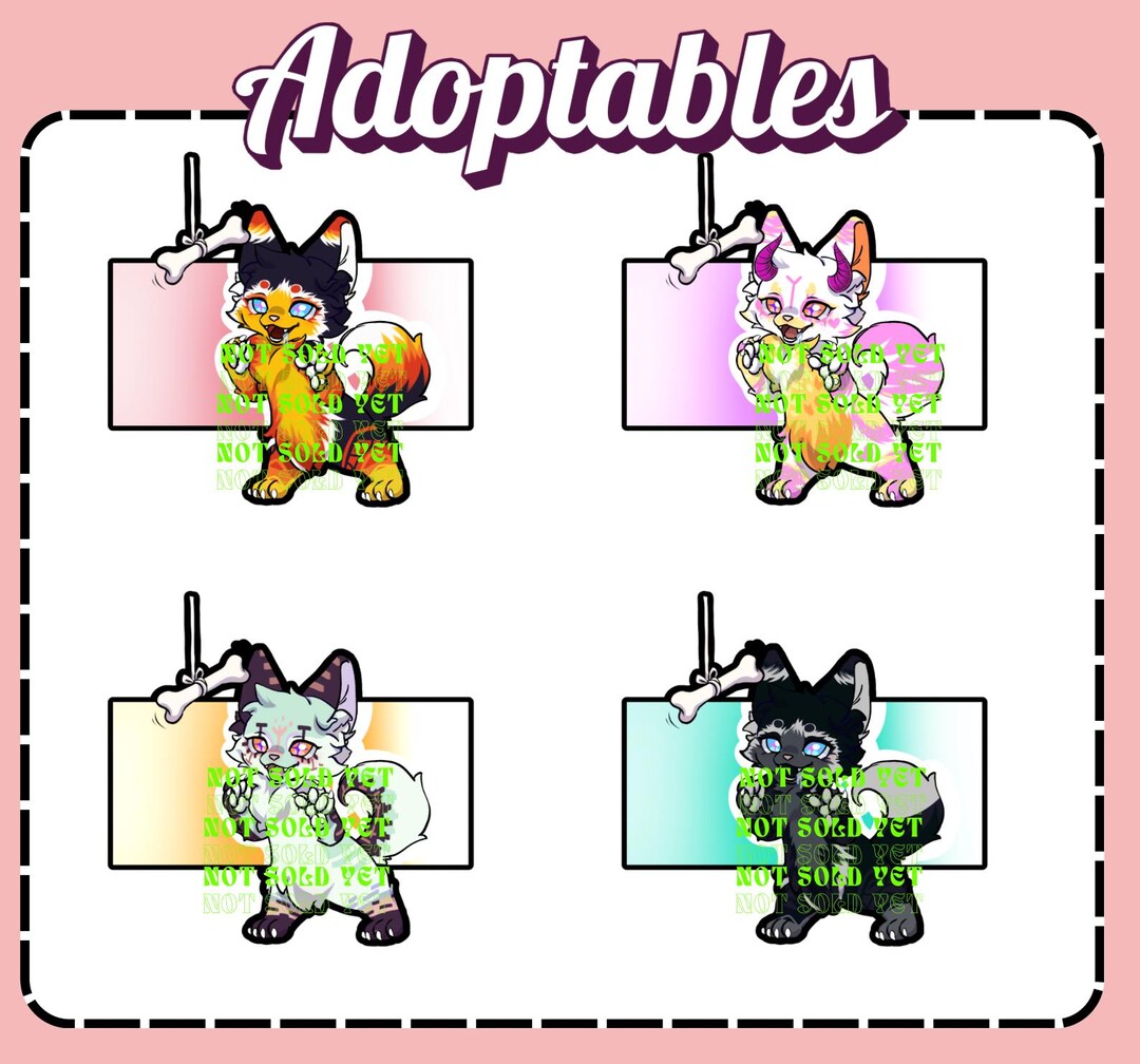 Adoptez Un Personnage à Fourrure - Design Numérique Anthro Fursona ...