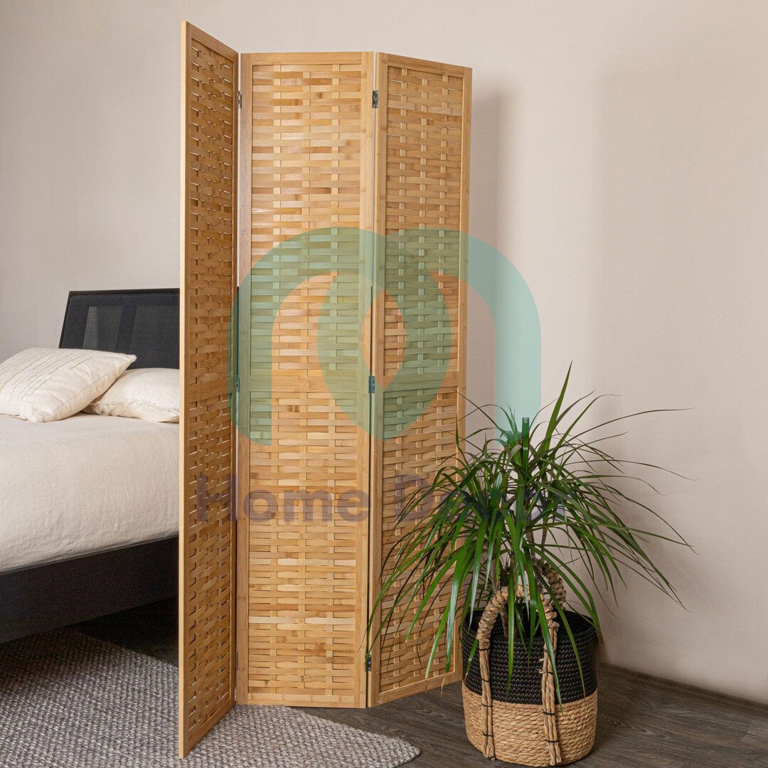 Panel Solid Wood Folding Room Divider Wood Room Devider - Etsy