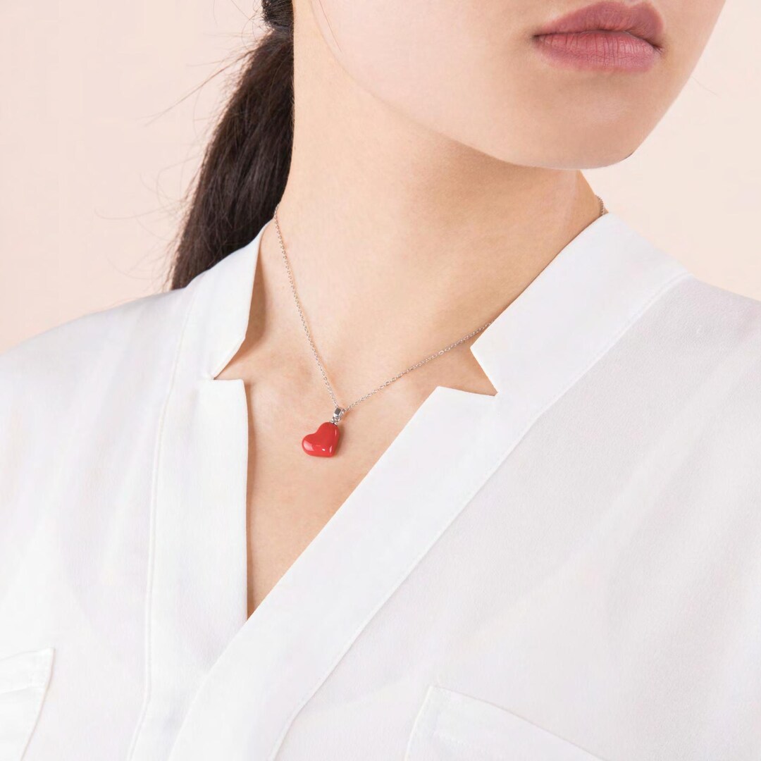 Oriental Ceramics Flipped Heart Series : Necklace, Bracelet, Earrings ...