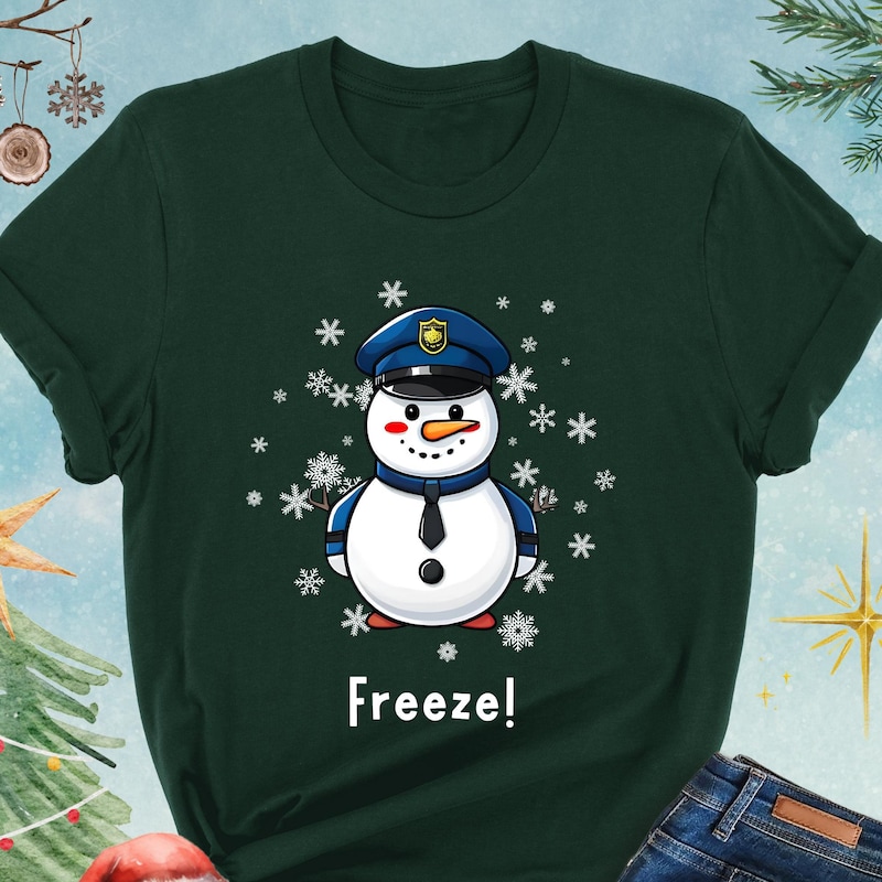 Santa Police Tshirt - Etsy