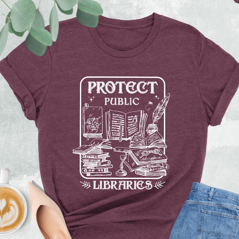 Library Shirt - Etsy