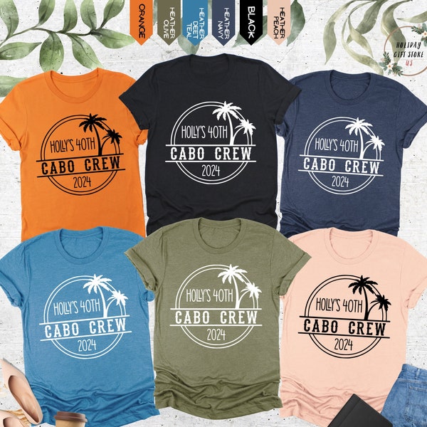 40th Birthday Crew Cabo - Etsy