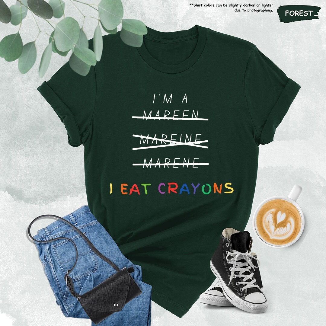 I Eat Crayons Shirt, Funny Teacher Shirt, Marine Shirt, Back to School ...