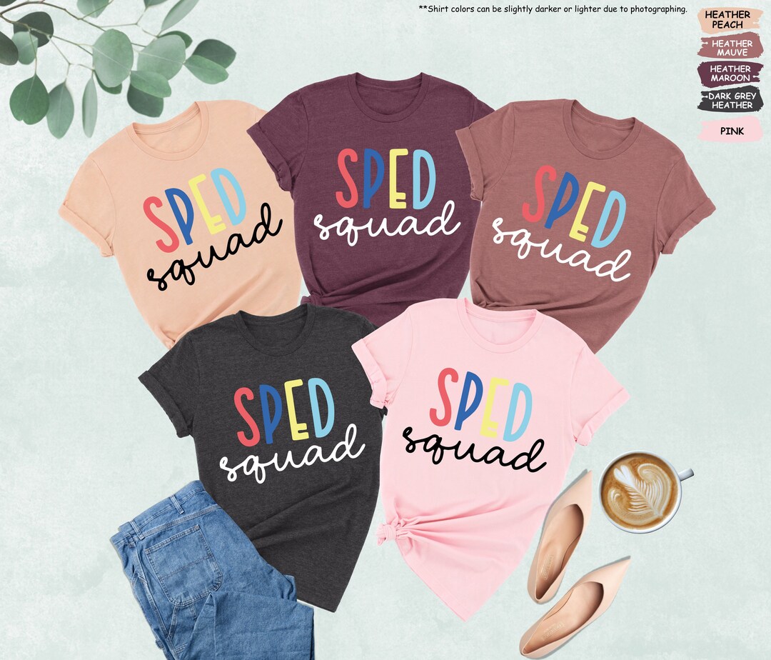 Sped Squad Shirt, Sped Teacher Shirt, Autism Awareness Shirt, Special ...