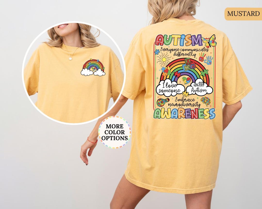 Comfort Colors® Autism Awareness Shirt, Autism T-shirt, Autism Puzzle ...