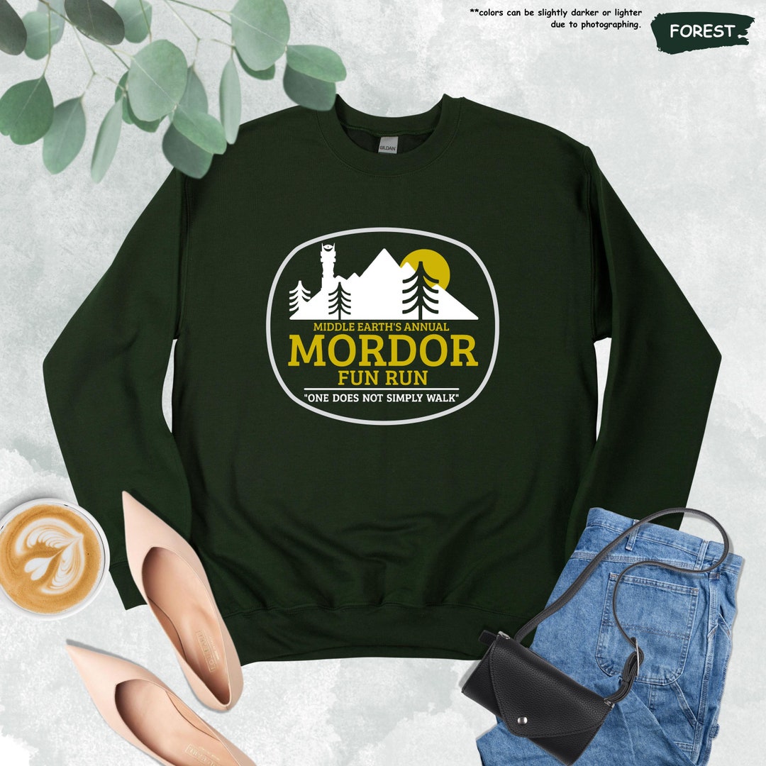 Middle Earth's Annual Mordor Fun Run Sweatshirt, Rings of Power ...