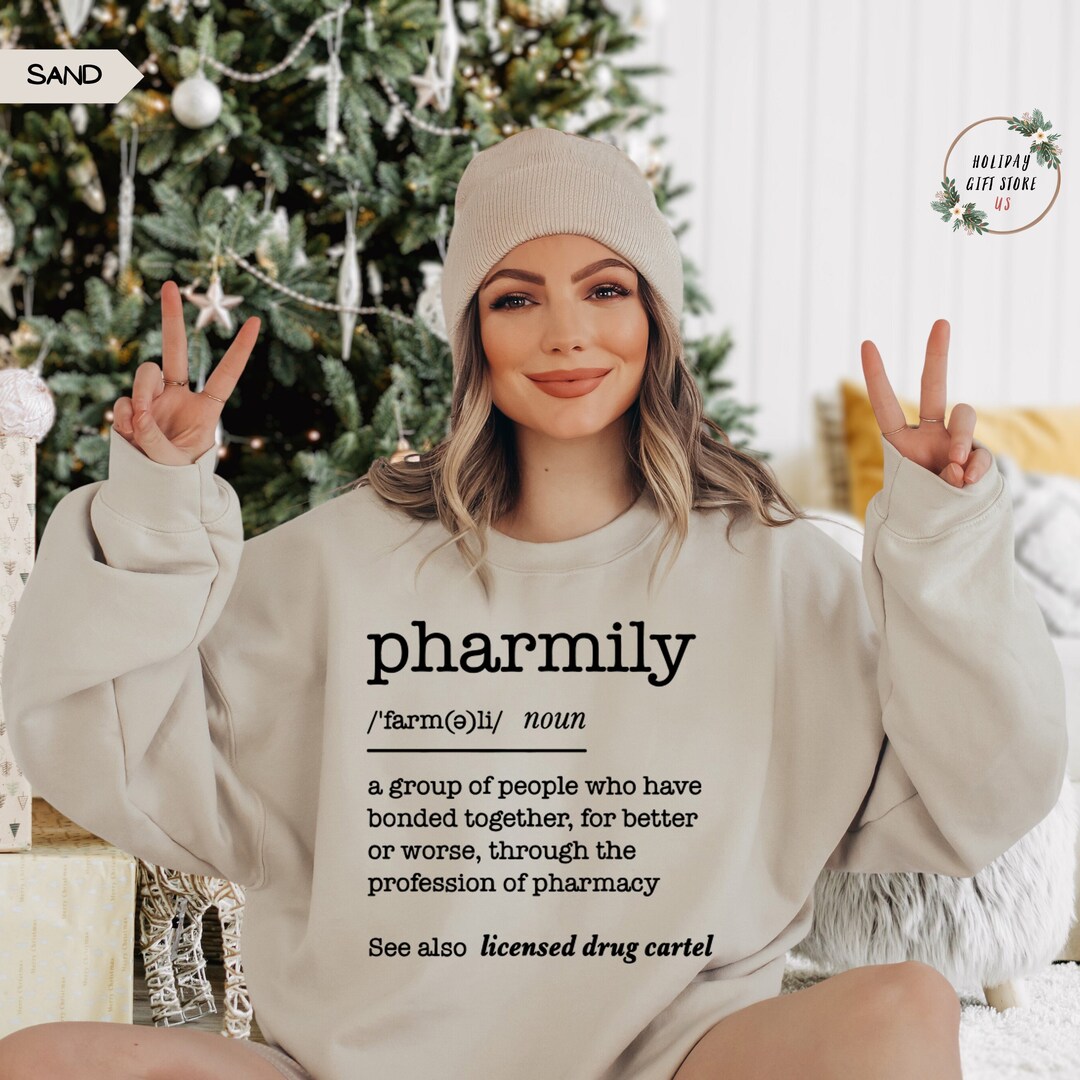 Pharmily Sweatshirt, Pharmacist Sweatshirt, Pharmacy Student ...